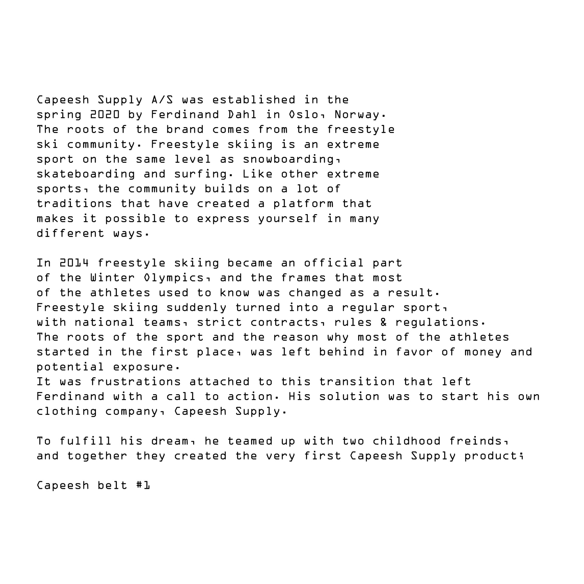 about – capeesh supply US